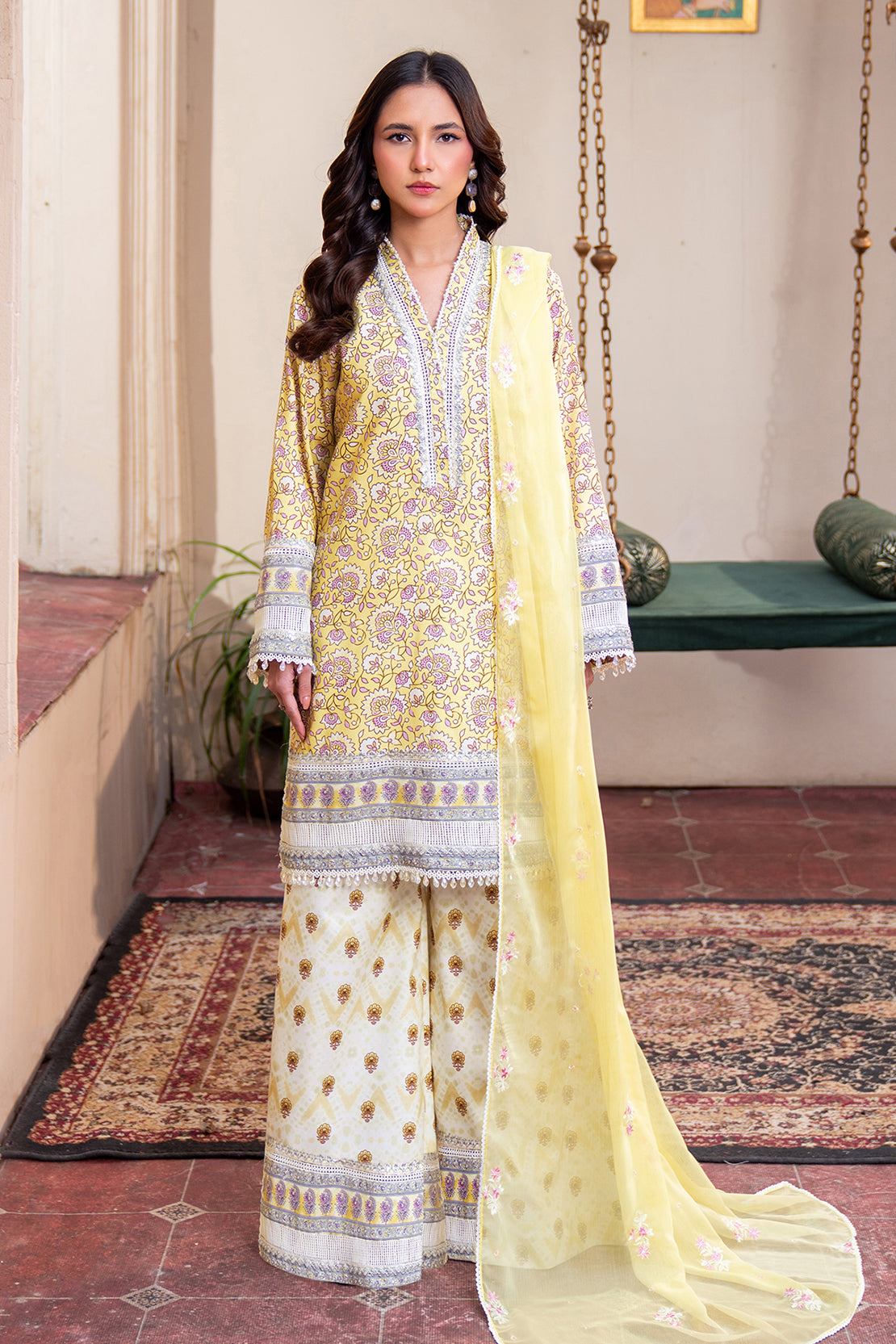 So Kamal Embroidered - 3 Pc Lawn Suit DPL 4888 Suit - Unstitched ...